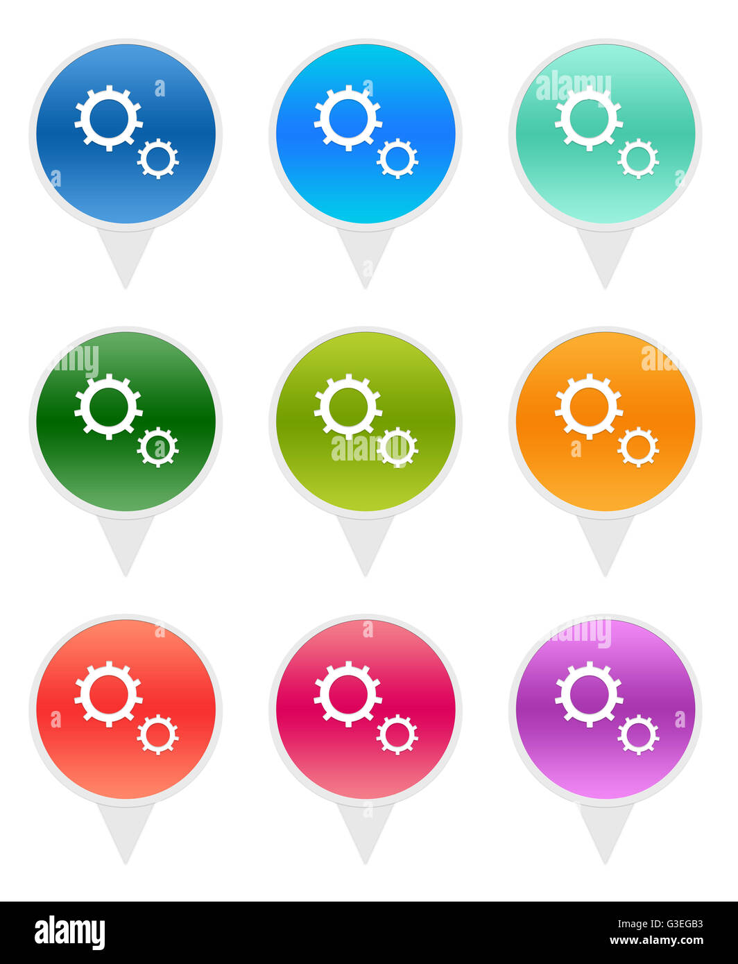 Mappa degli ingranaggi immagini e fotografie stock ad alta risoluzione ...