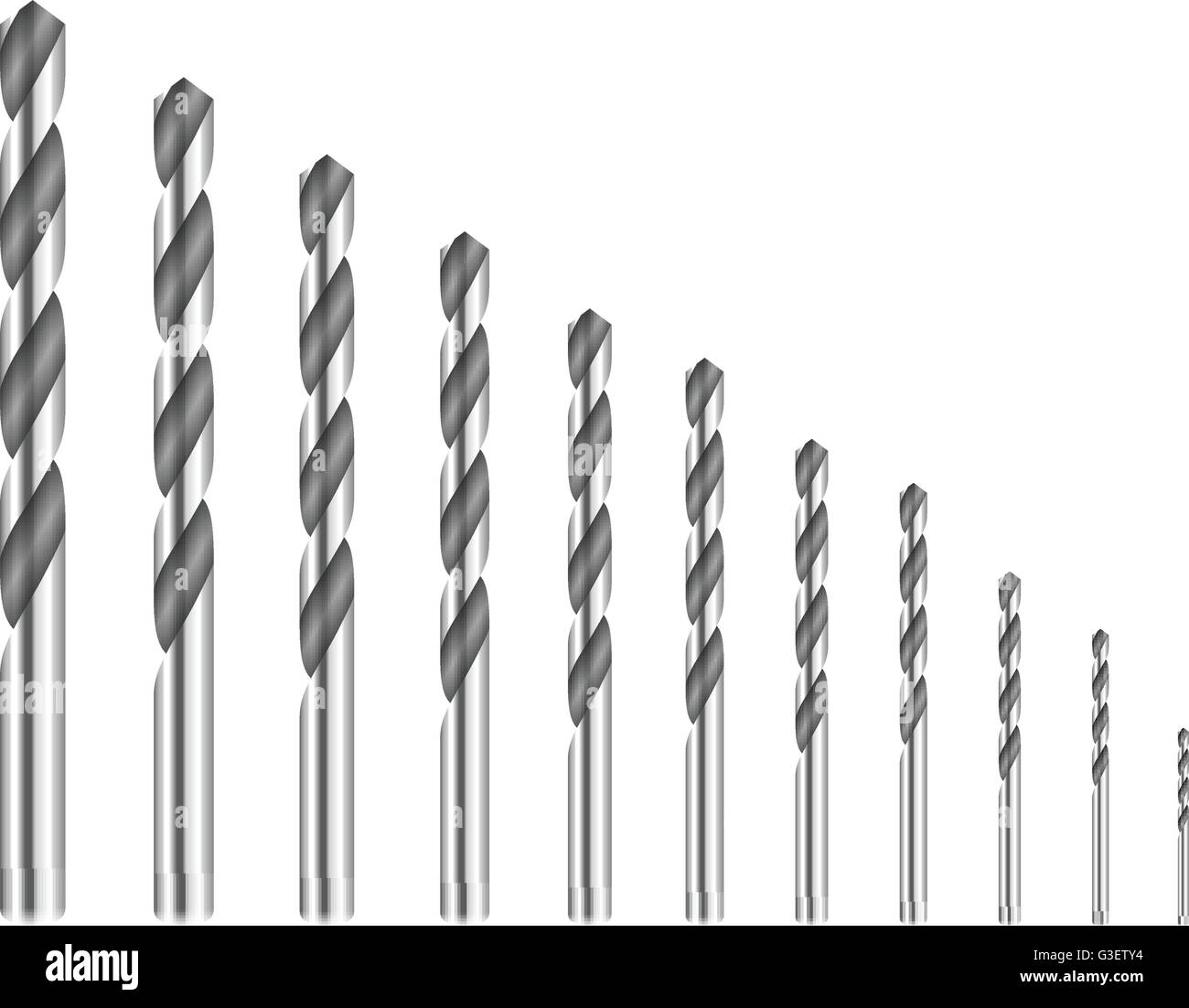 Punta del trapano Immagini Vettoriali Stock - Alamy