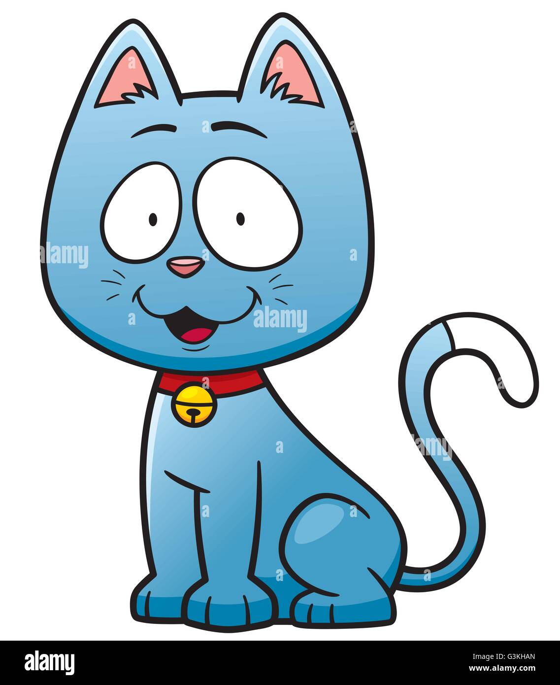 Cartoon cat Immagini Vettoriali Stock - Alamy