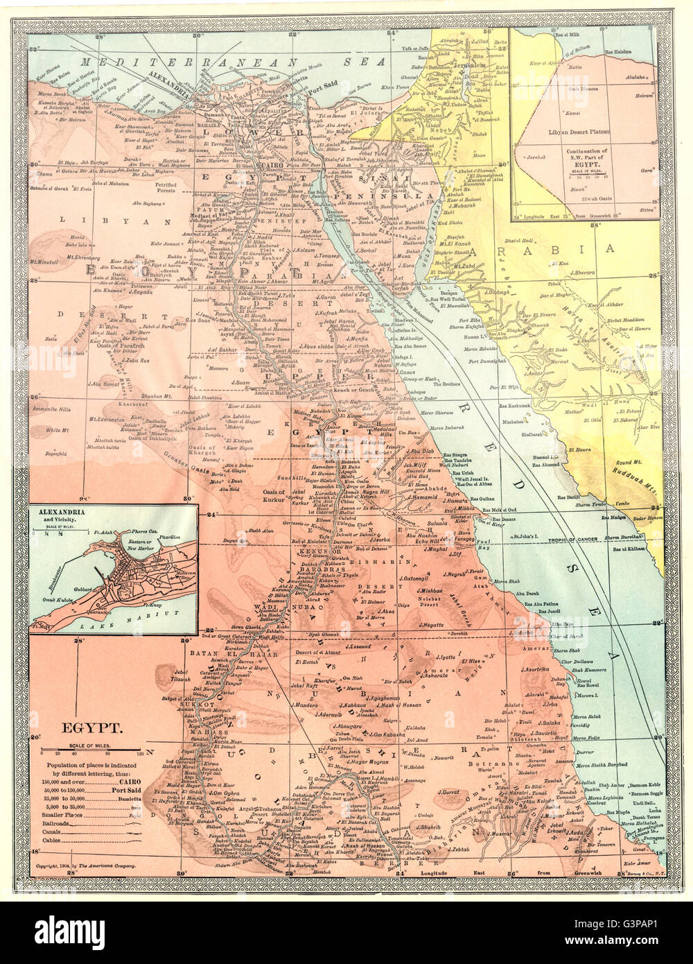 Mappa antica di alessandria immagini e fotografie stock ad alta ...