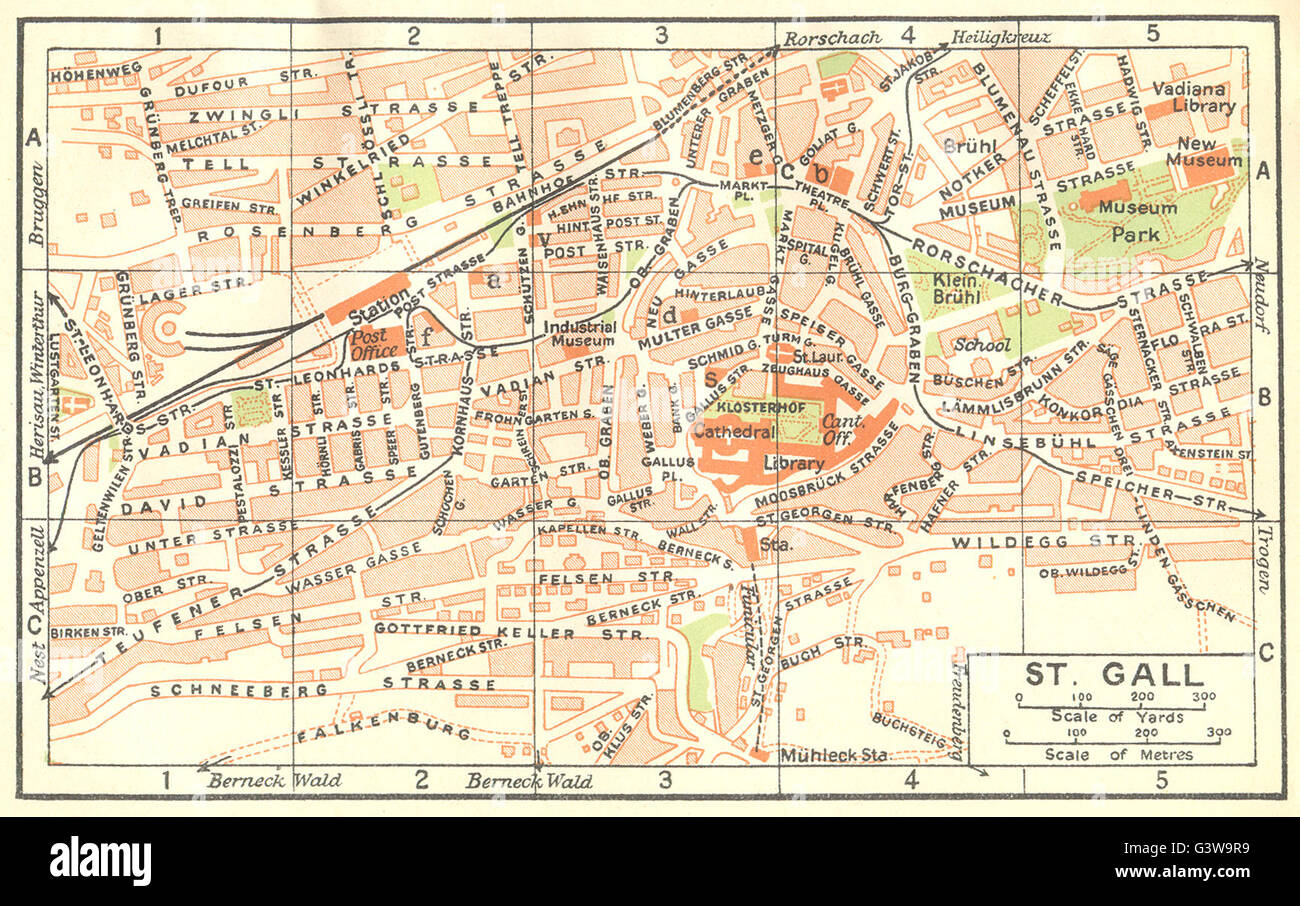 Mappa di san gallo immagini e fotografie stock ad alta risoluzione - Alamy