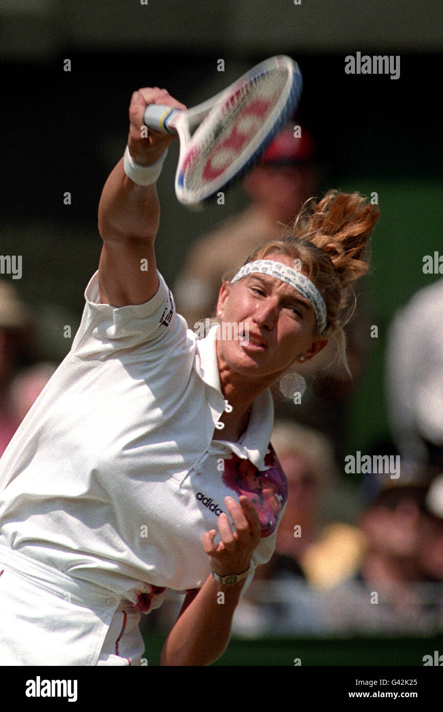 Tennis - Wimbledon Championship - Donna - Finale Steffi Graf v Arantxa ...