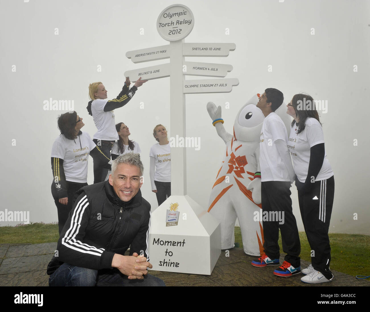 Svelato il percorso della torcia olimpica immagini e fotografie stock ...
