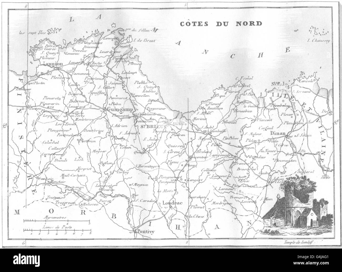 Mappa di cotes darmor immagini e fotografie stock ad alta risoluzione ...