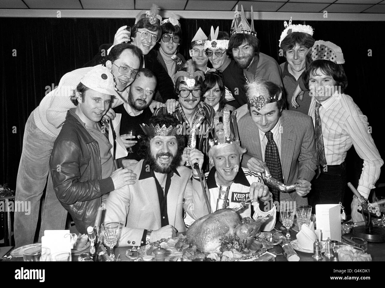Adrian juste front l r dave lee travis jimmy savile immagini e ...