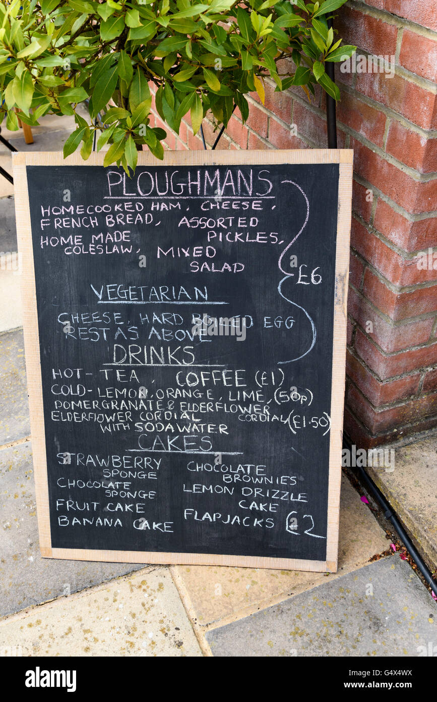 Lavagna del menu scritto a mano immagini e fotografie stock ad alta ...