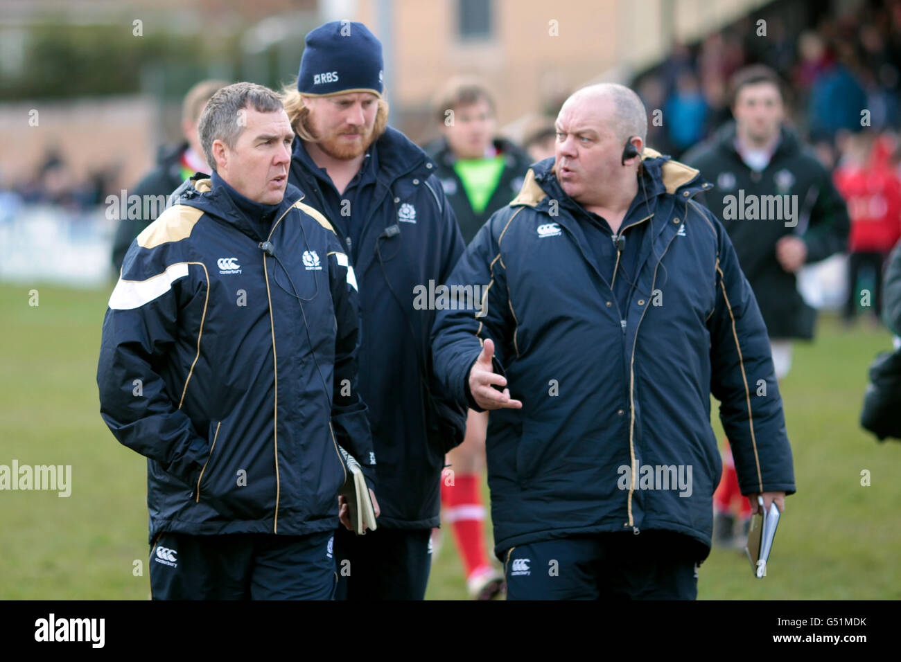 Allenatore simon cross e head coach eddie pollock immagini e fotografie ...
