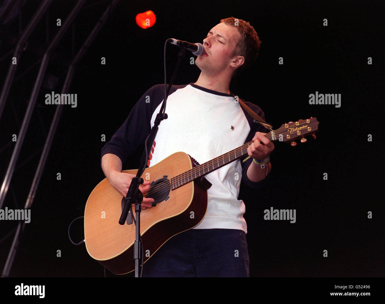 Cantante dei coldplay della band immagini e fotografie stock ad alta ...