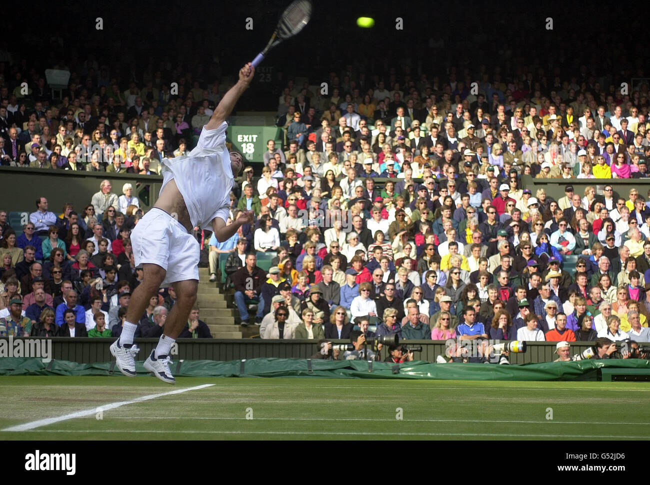 Wimbledon sampras rafter immagini e fotografie stock ad alta ...