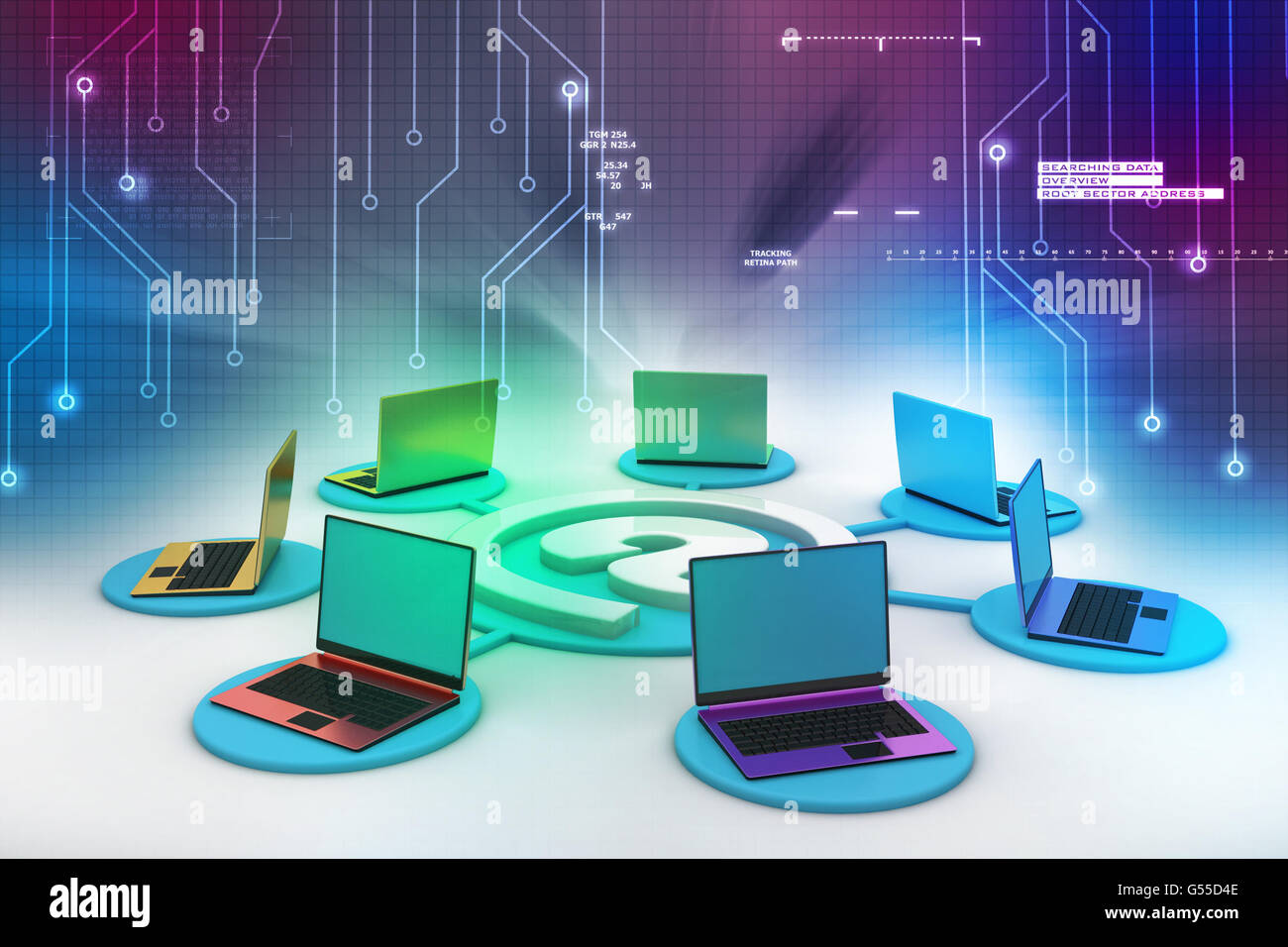 Rete di computer immagini e fotografie stock ad alta risoluzione - Alamy