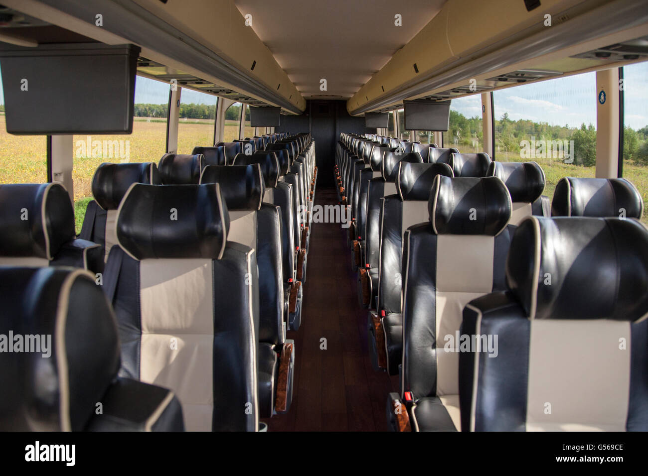 Coach bus seat seats interior immagini e fotografie stock ad alta ...
