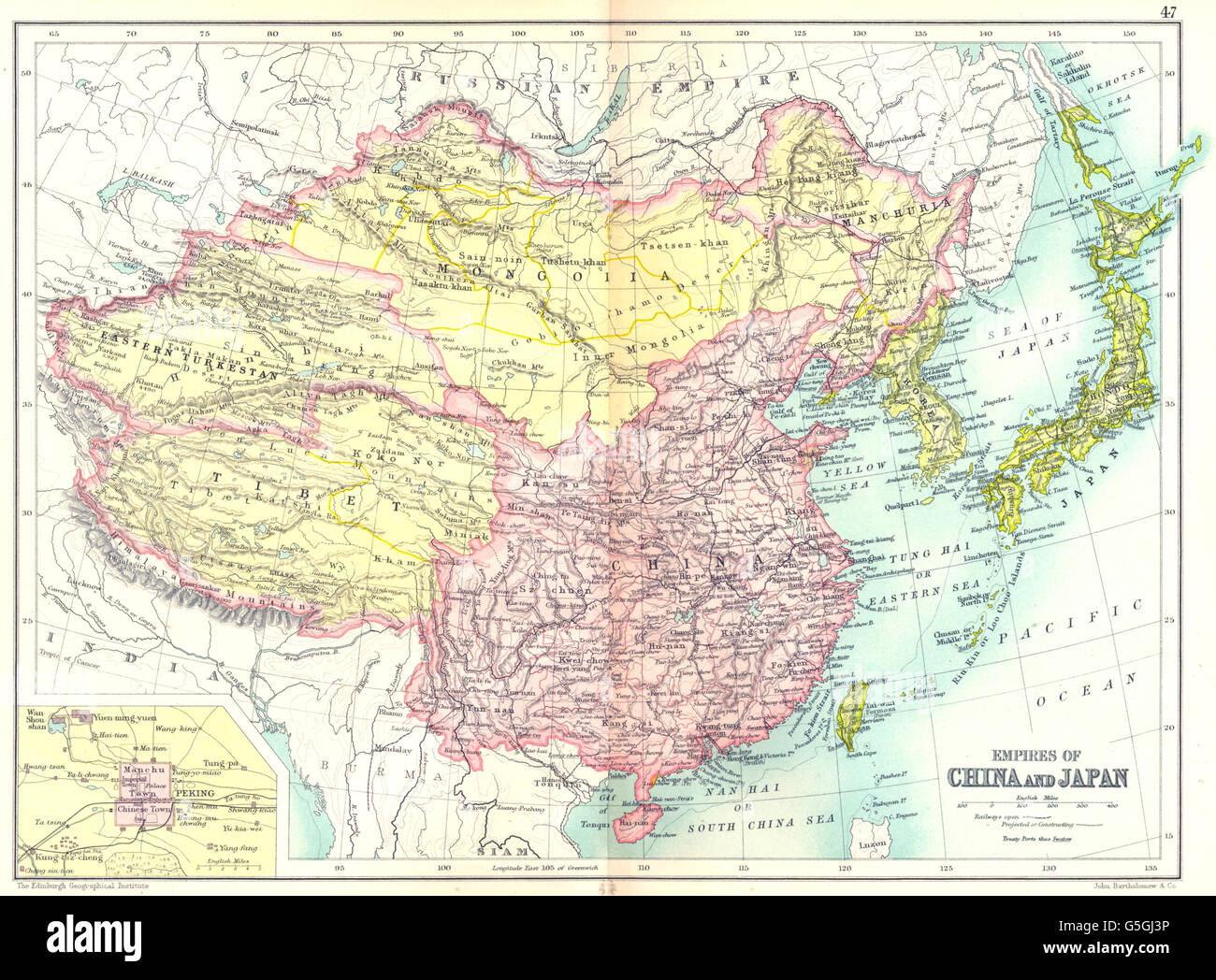 Antique map of beijing immagini e fotografie stock ad alta risoluzione ...