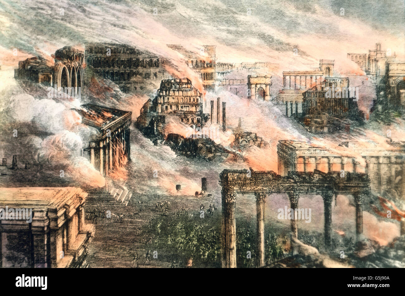 Incendio roma nerone immagini e fotografie stock ad alta risoluzione ...