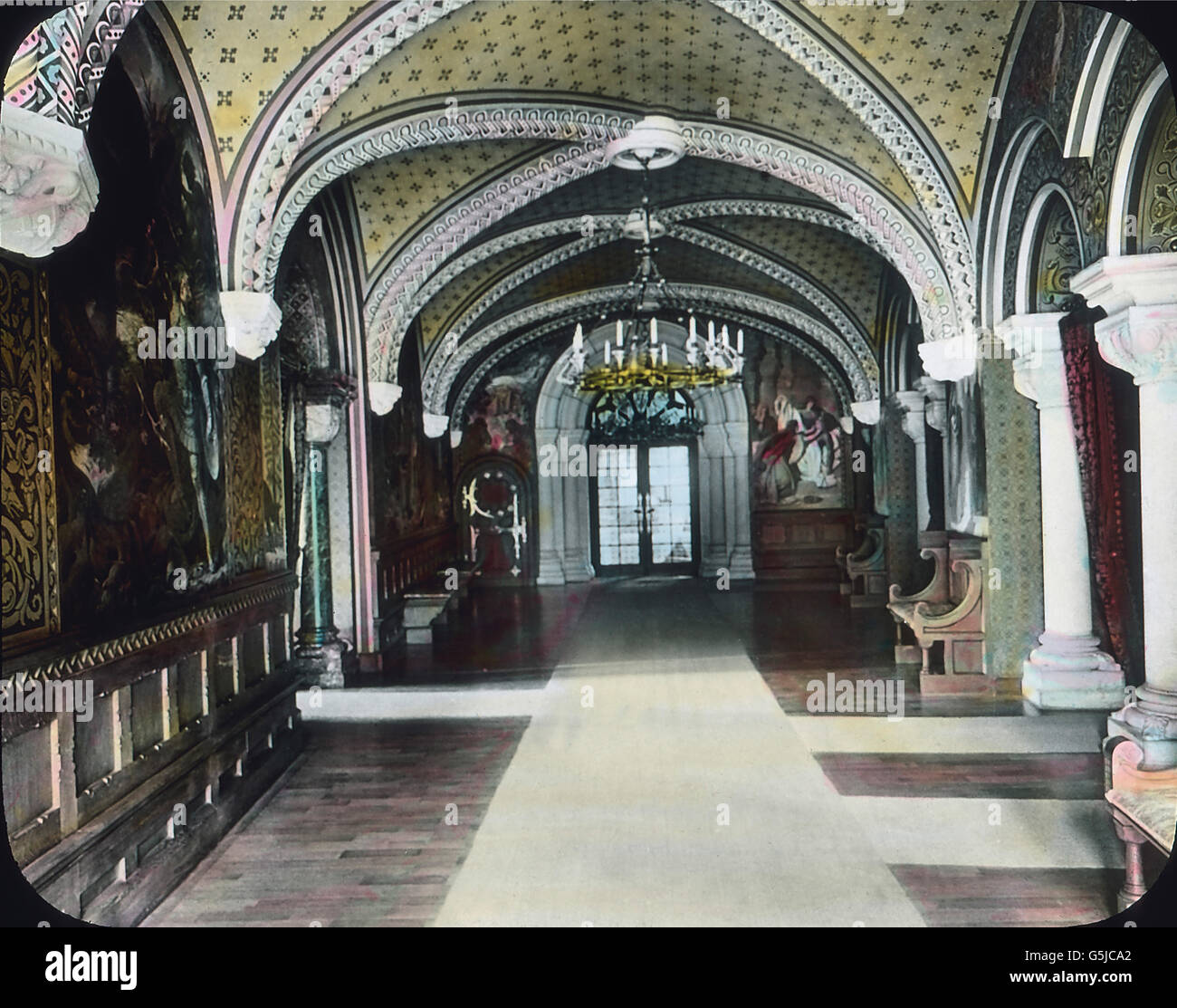 Neuschwanstein castle interior immagini e fotografie stock ad alta ...