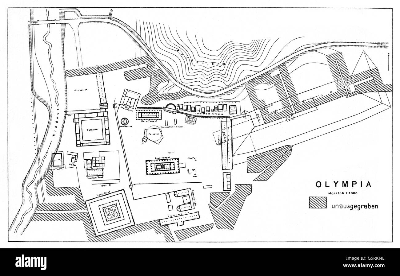 Mappa dell'olimpia immagini e fotografie stock ad alta risoluzione - Alamy