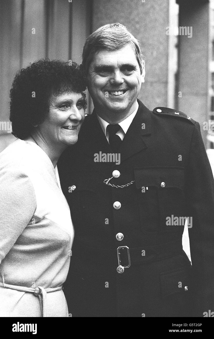Pc trevor lock and his wife doreen Foto e Immagini Stock in Bianco e ...