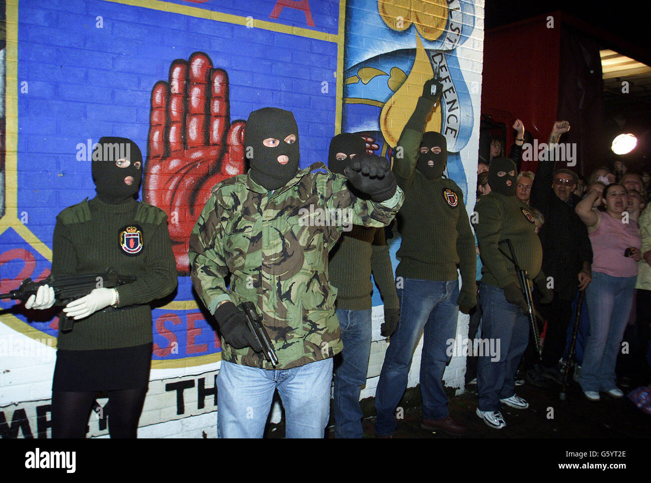 Ulster freedom fighters in belfast immagini e fotografie stock ad alta ...