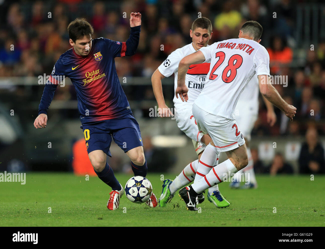 Paris saint germain messi immagini e fotografie stock ad alta ...
