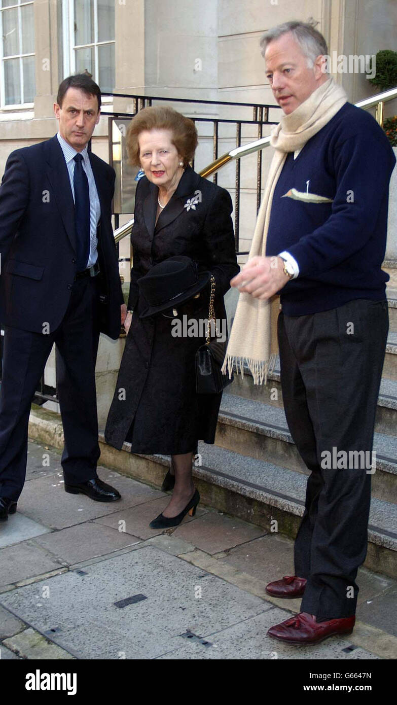 Denis thatcher e figlio immagini e fotografie stock ad alta risoluzione ...