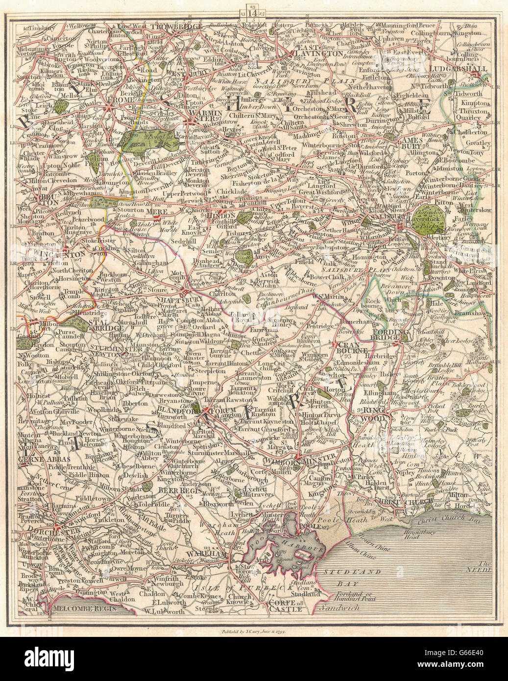 Mappa di fordingbridge immagini e fotografie stock ad alta risoluzione ...