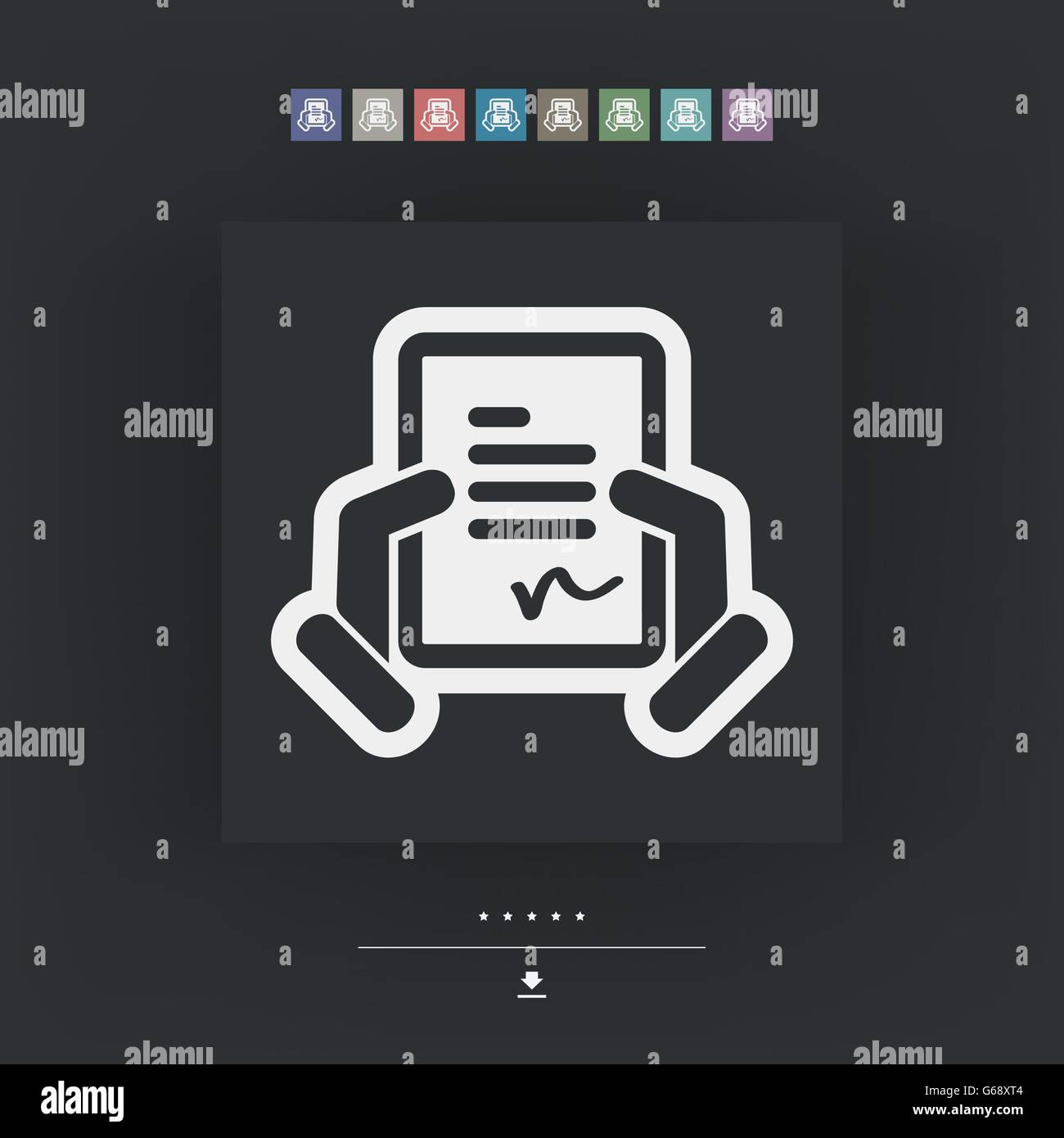 Firma autografo Immagini Vettoriali Stock - Alamy