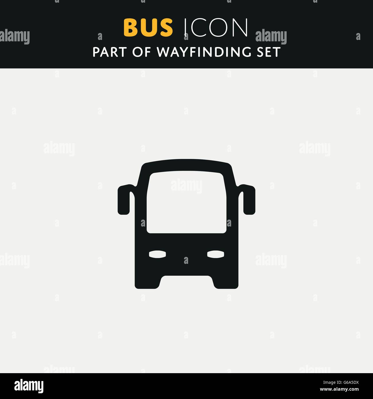 Cartello della stazione di autobus Immagini Vettoriali Stock - Alamy