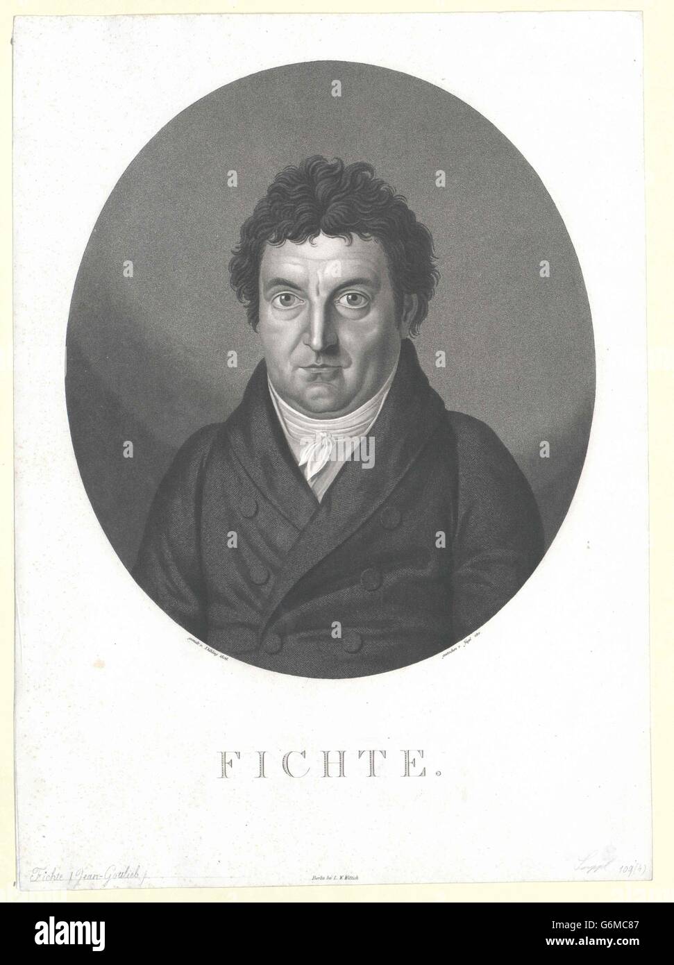 Ritratto di johann gottlieb fichte immagini e fotografie stock ad alta ...