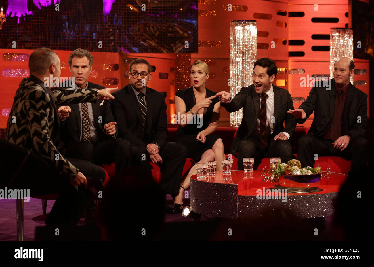 Paul rudd durante le riprese dello show di graham norton immagini e ...