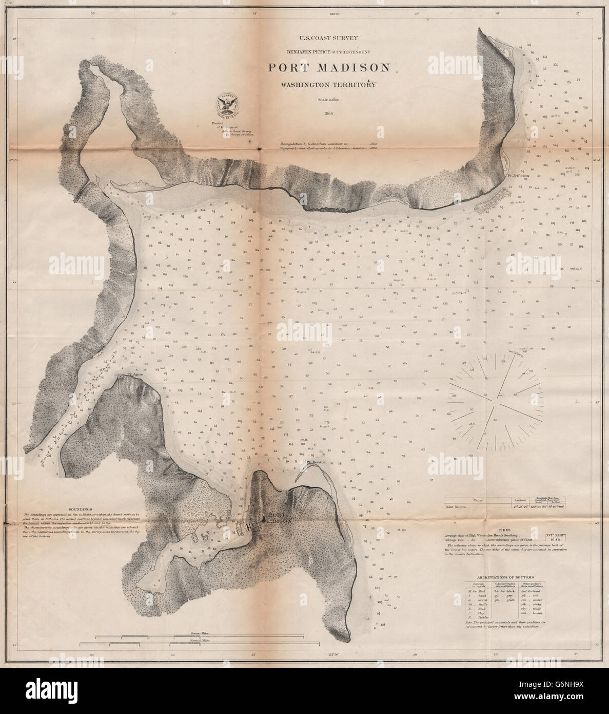 Mappa del suono del puget immagini e fotografie stock ad alta ...
