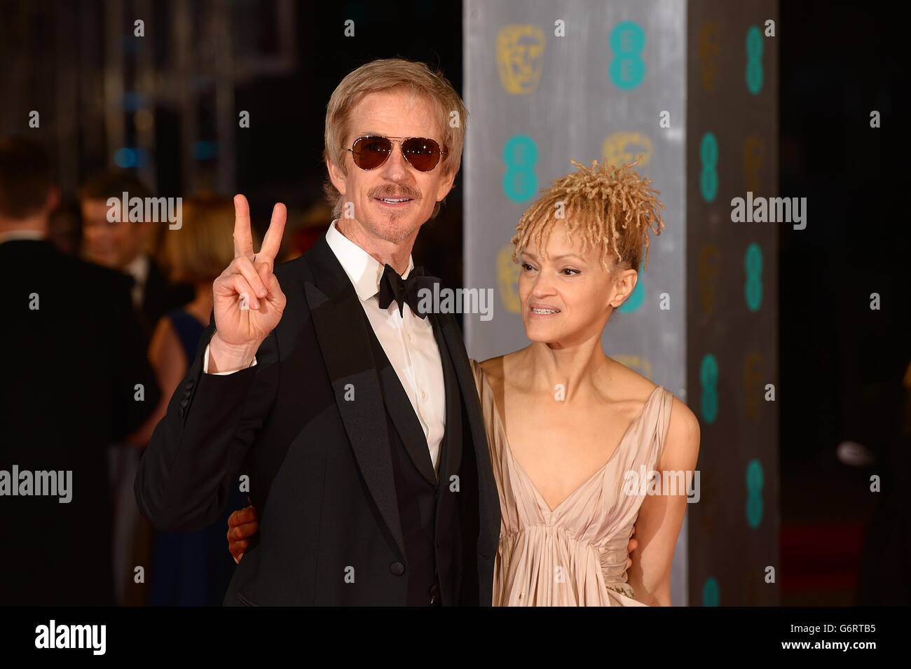 Matthew modine caridad rivera arrive immagini e fotografie stock ad ...