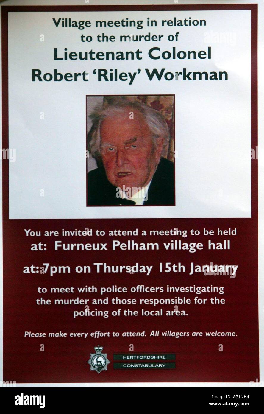 Omicidio di robert workman immagini e fotografie stock ad alta ...