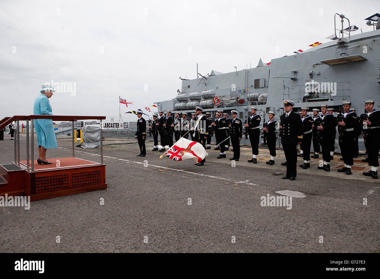 Visita reale hms lancaster immagini e fotografie stock ad alta ...