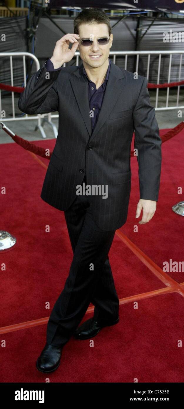 L'attore Tom Cruise arriva per la prima del suo nuovo thriller ...