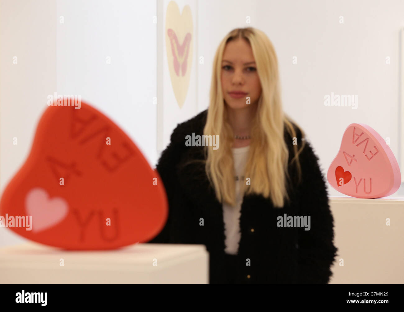 Damien hirst love art preview immagini e fotografie stock ad alta ...