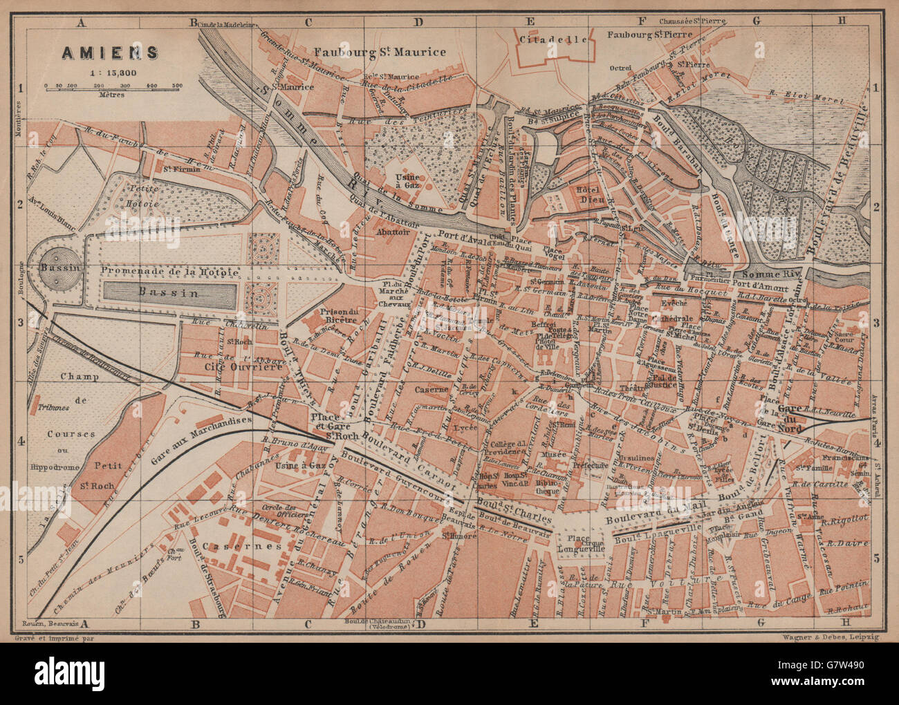 Mappa di amiens immagini e fotografie stock ad alta risoluzione - Alamy