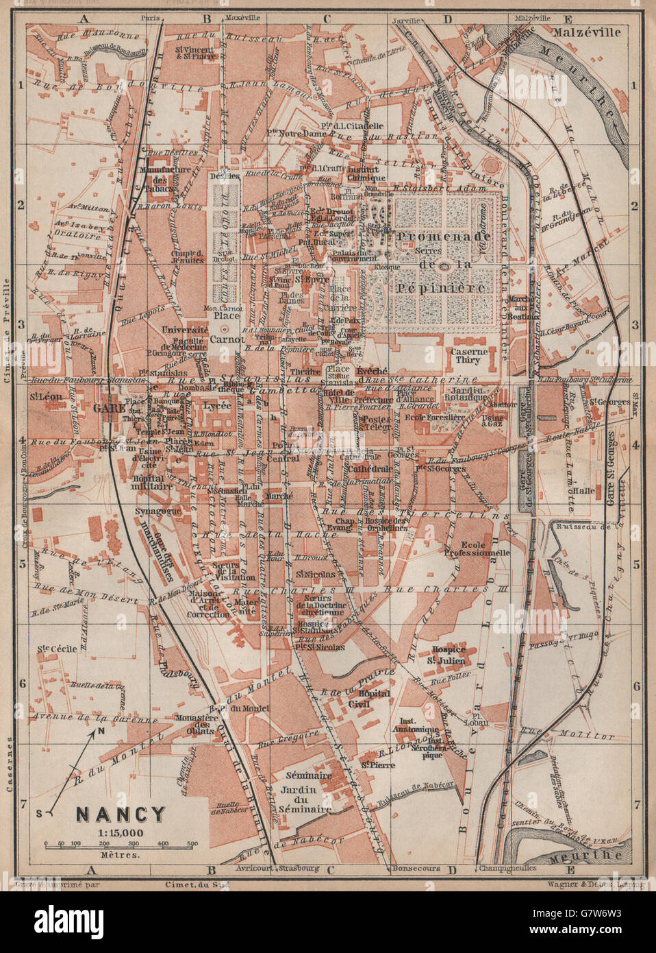 Mappa di nancy immagini e fotografie stock ad alta risoluzione - Alamy