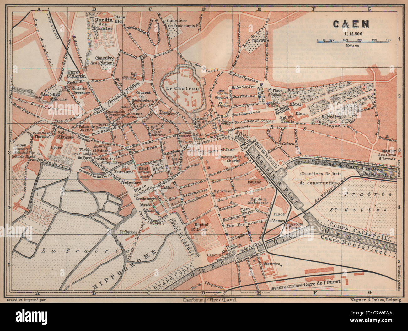 Mappa di caen immagini e fotografie stock ad alta risoluzione - Alamy