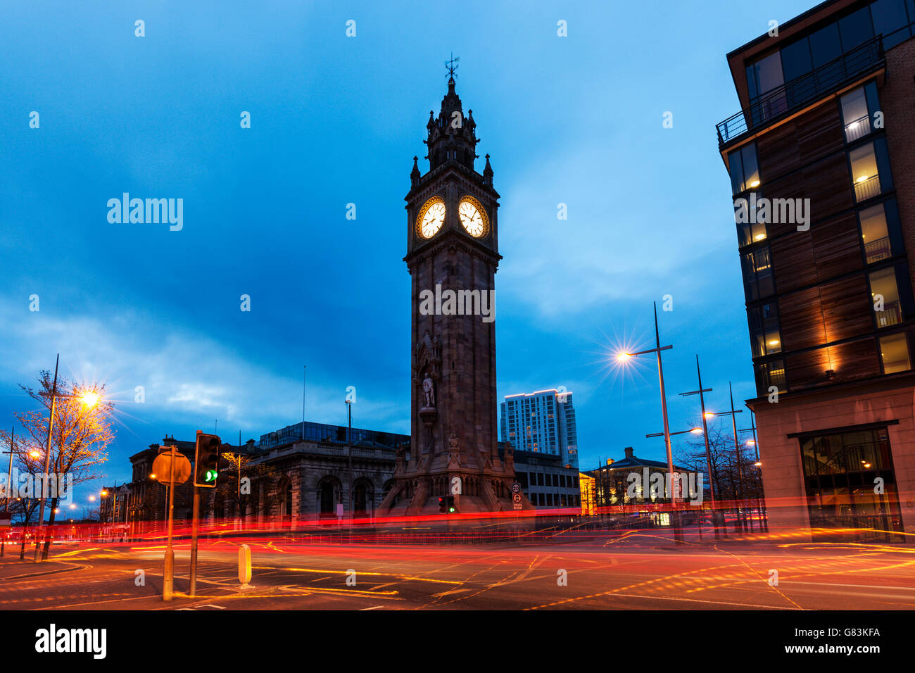 Clock tower belfast immagini e fotografie stock ad alta risoluzione - Alamy