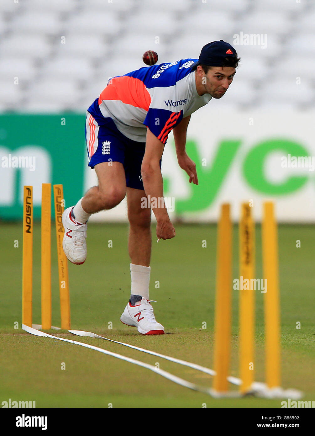 Inghilterra bowler mark wood nets session trent bridge immagini e ...