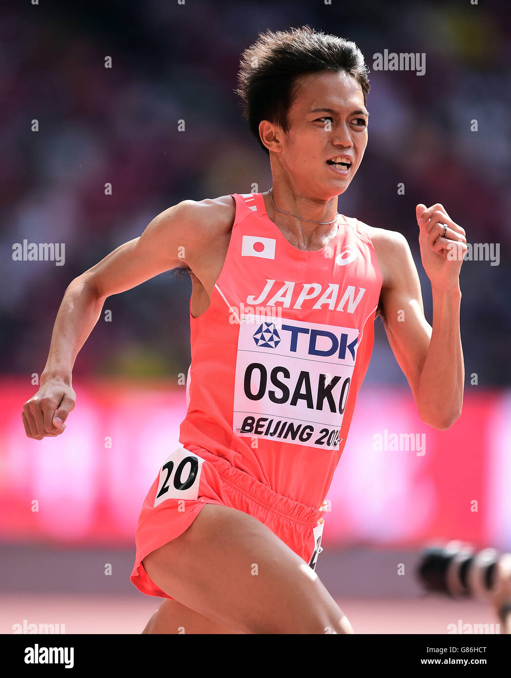 Japans suguru osako in mens 5000m round one immagini e fotografie stock ...