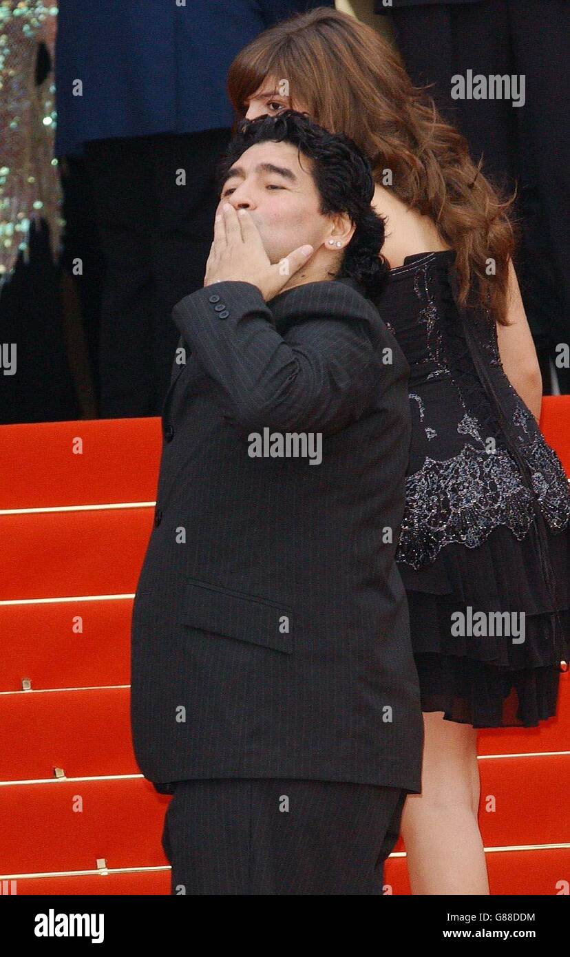 Diego maradona con sua figlia dalma immagini e fotografie stock ad alta ...