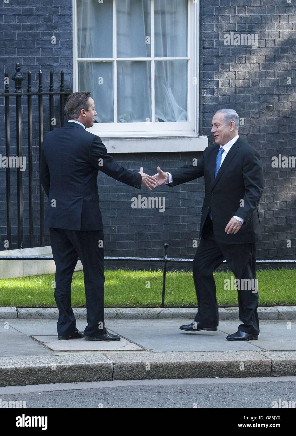 David cameron israele benjamin netanyahu immagini e fotografie stock ad ...