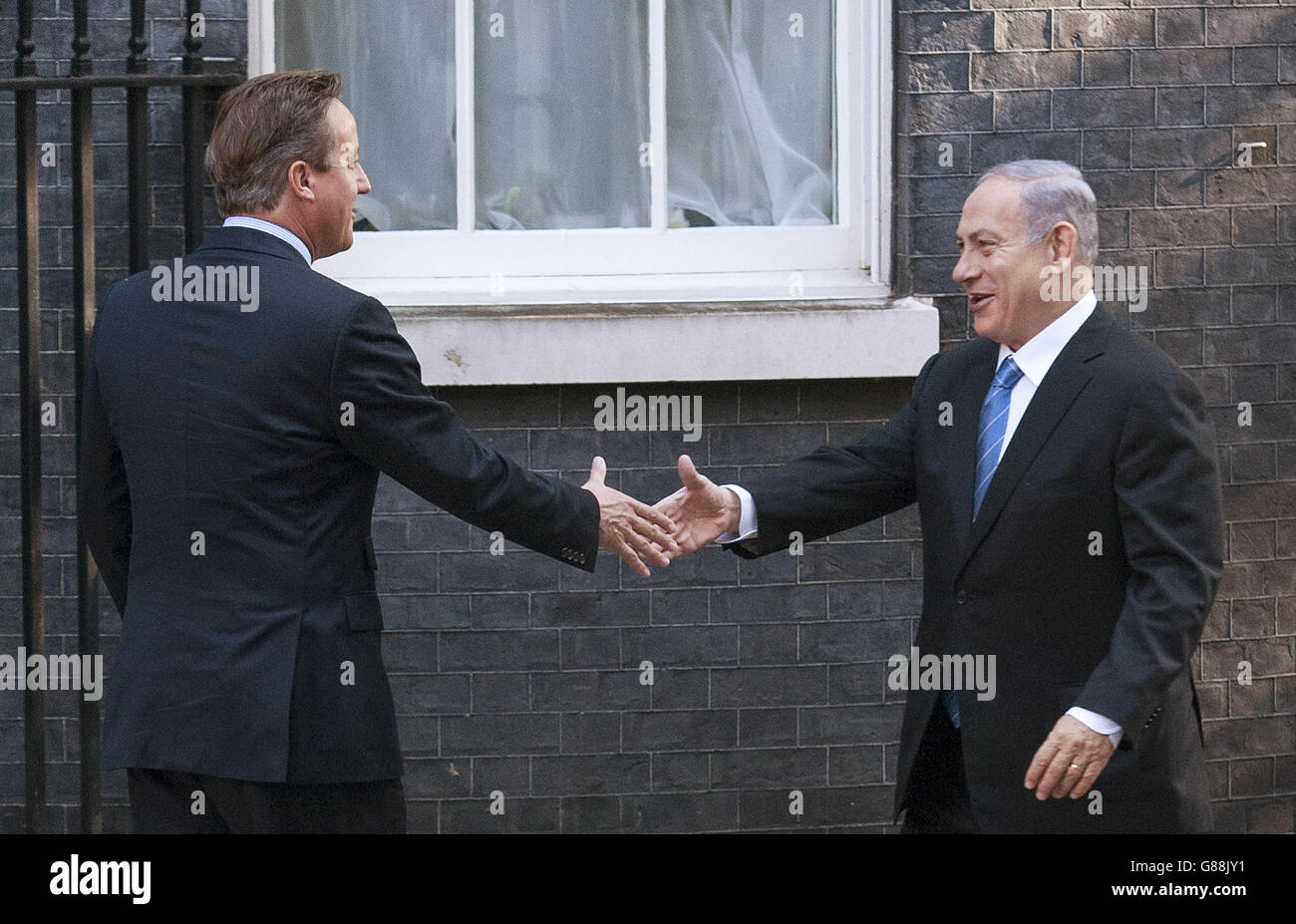 David cameron israele benjamin netanyahu immagini e fotografie stock ad ...