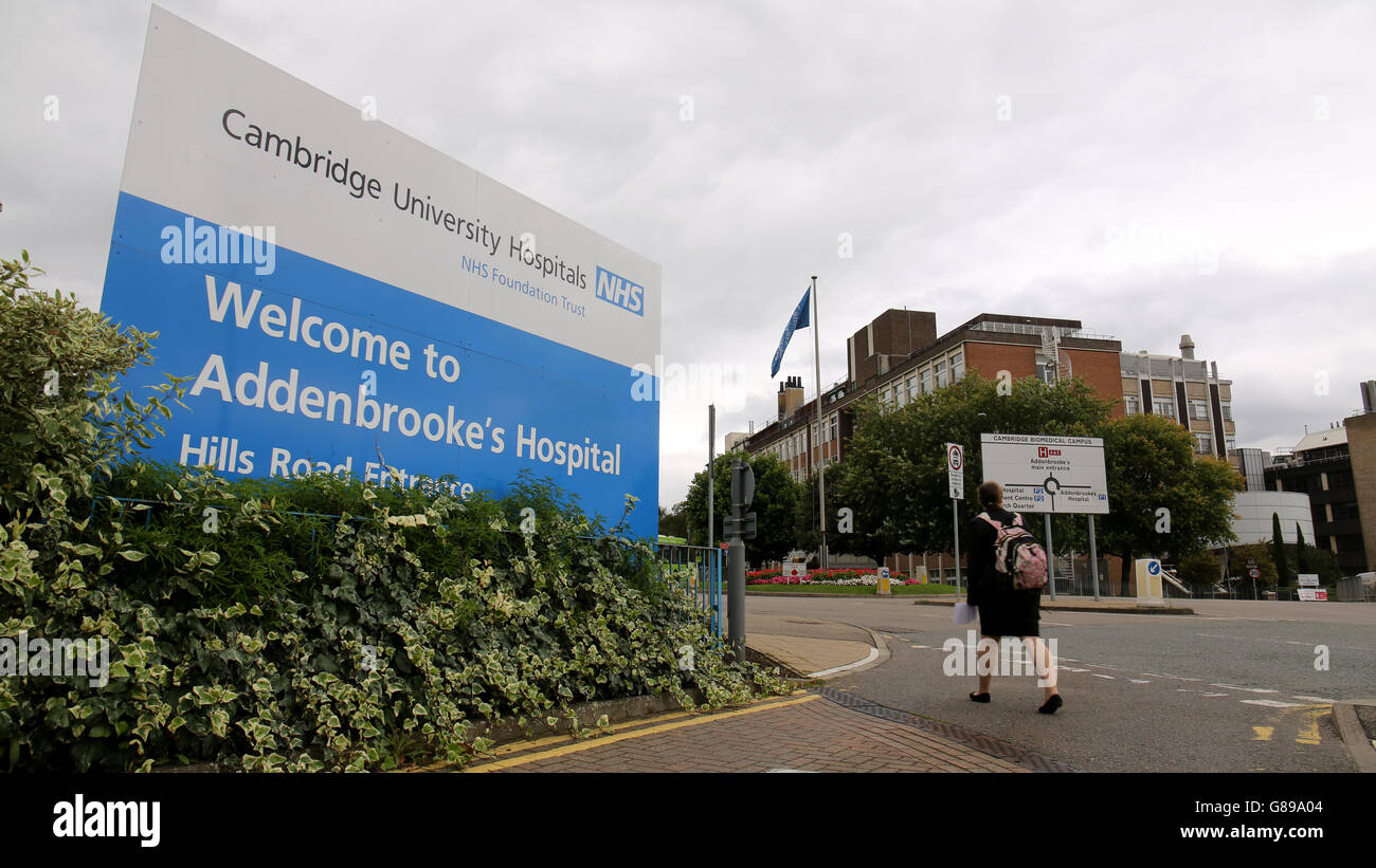Cartello dell'ospedale di addenbrookes immagini e fotografie stock ad ...