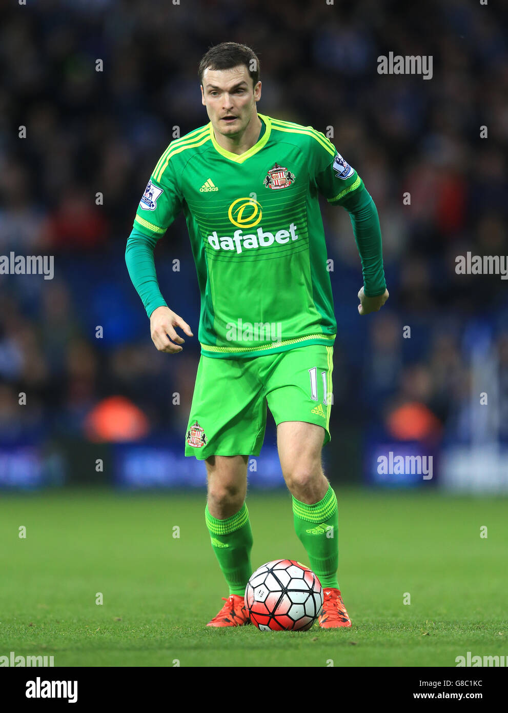 Suunderlands adam johnson barclays premier league match biancospini ...