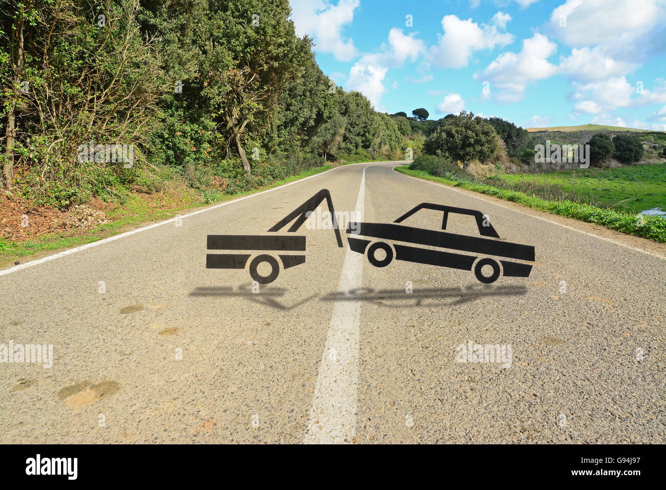 Parcheggio auto stilizzato immagini e fotografie stock ad alta ...