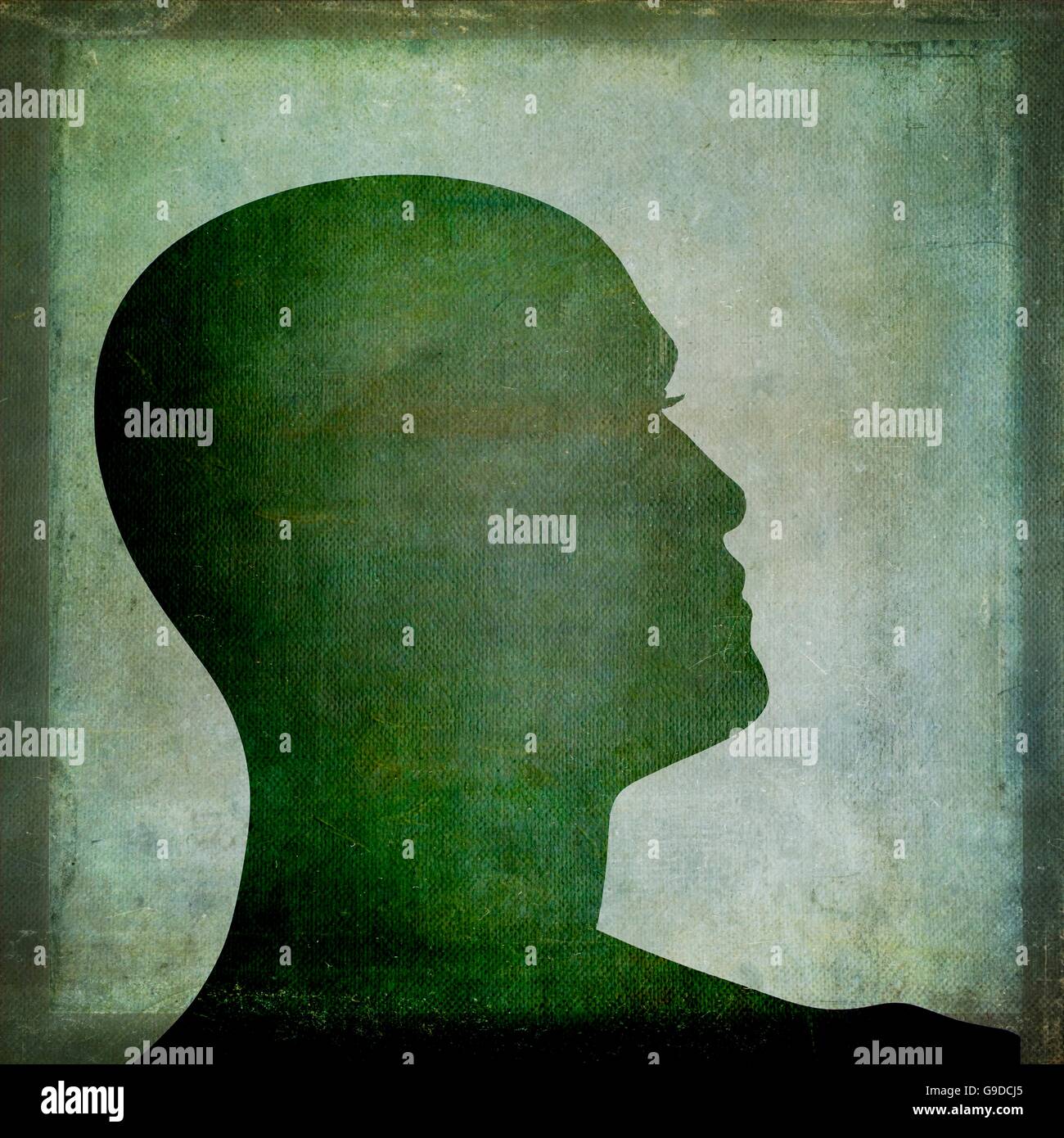 Sagoma della testa umana immagini e fotografie stock ad alta ...