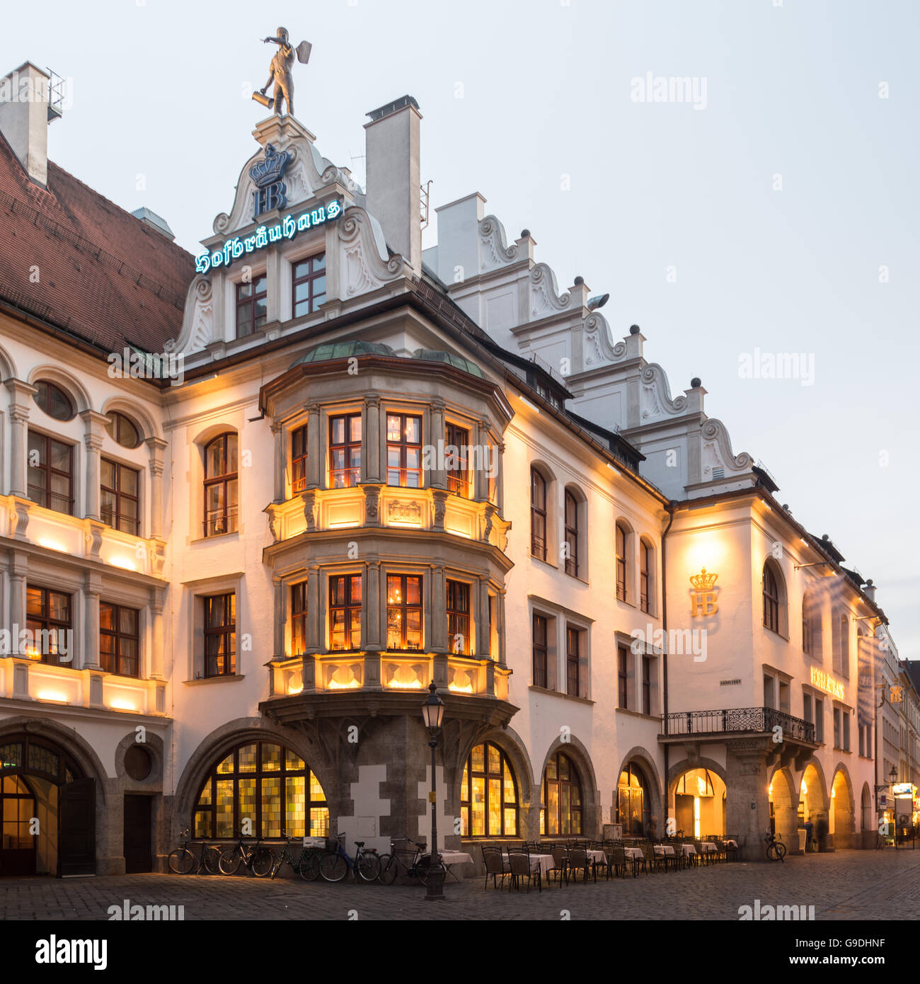 Hofbrauhaus Monaco di Baviera, Germania Foto stock - Alamy