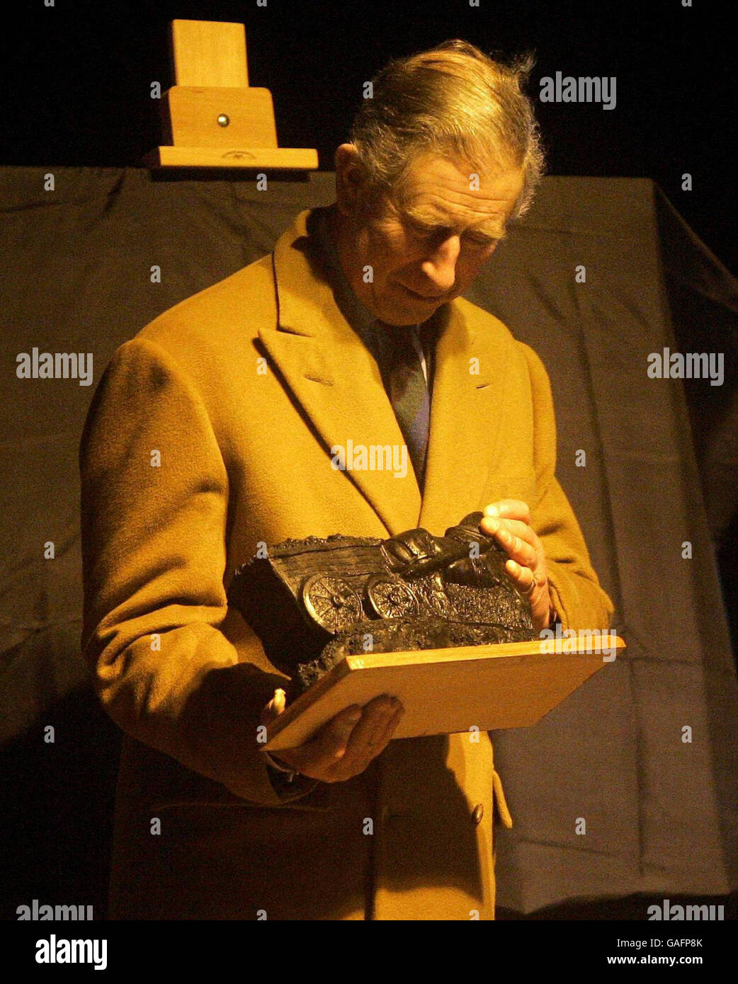 Il principe carlo apre un monumento ex miniera di carbone immagini e ...