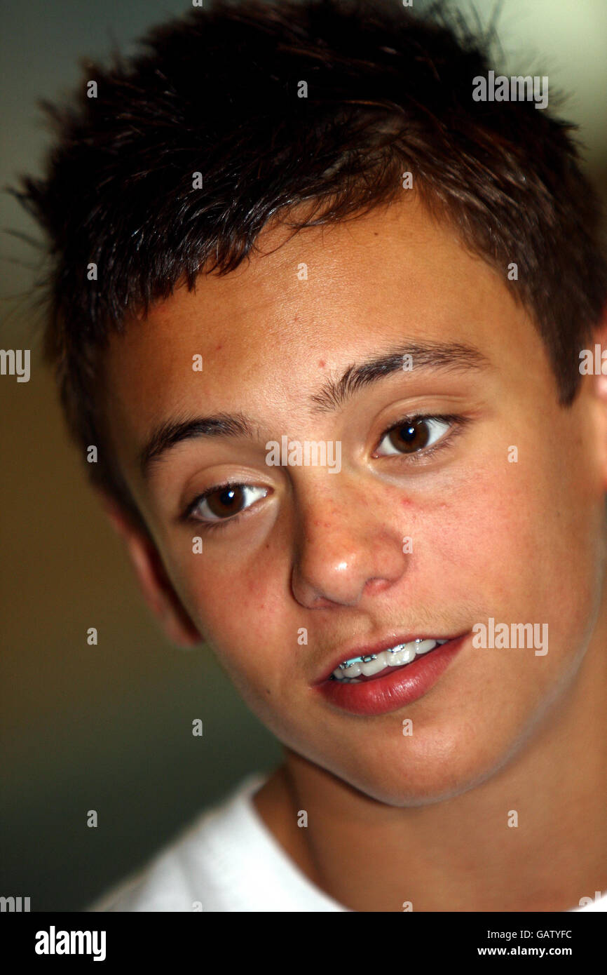 Diver tom daley press day central park piscine immagini e fotografie ...